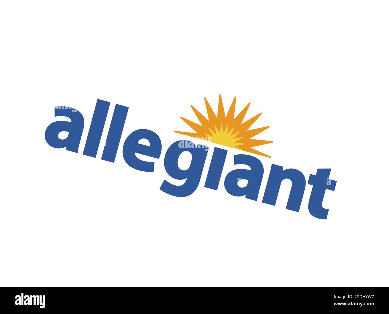 Rotated to right, Allegiant Air Logo, Logo Stock Photo - Alamy