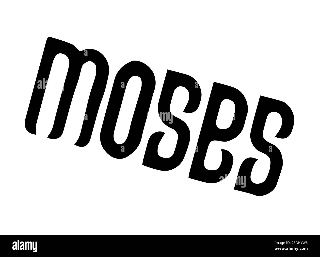Rotated to right, Moses Logo, Drink, Logo Stock Photo - Alamy