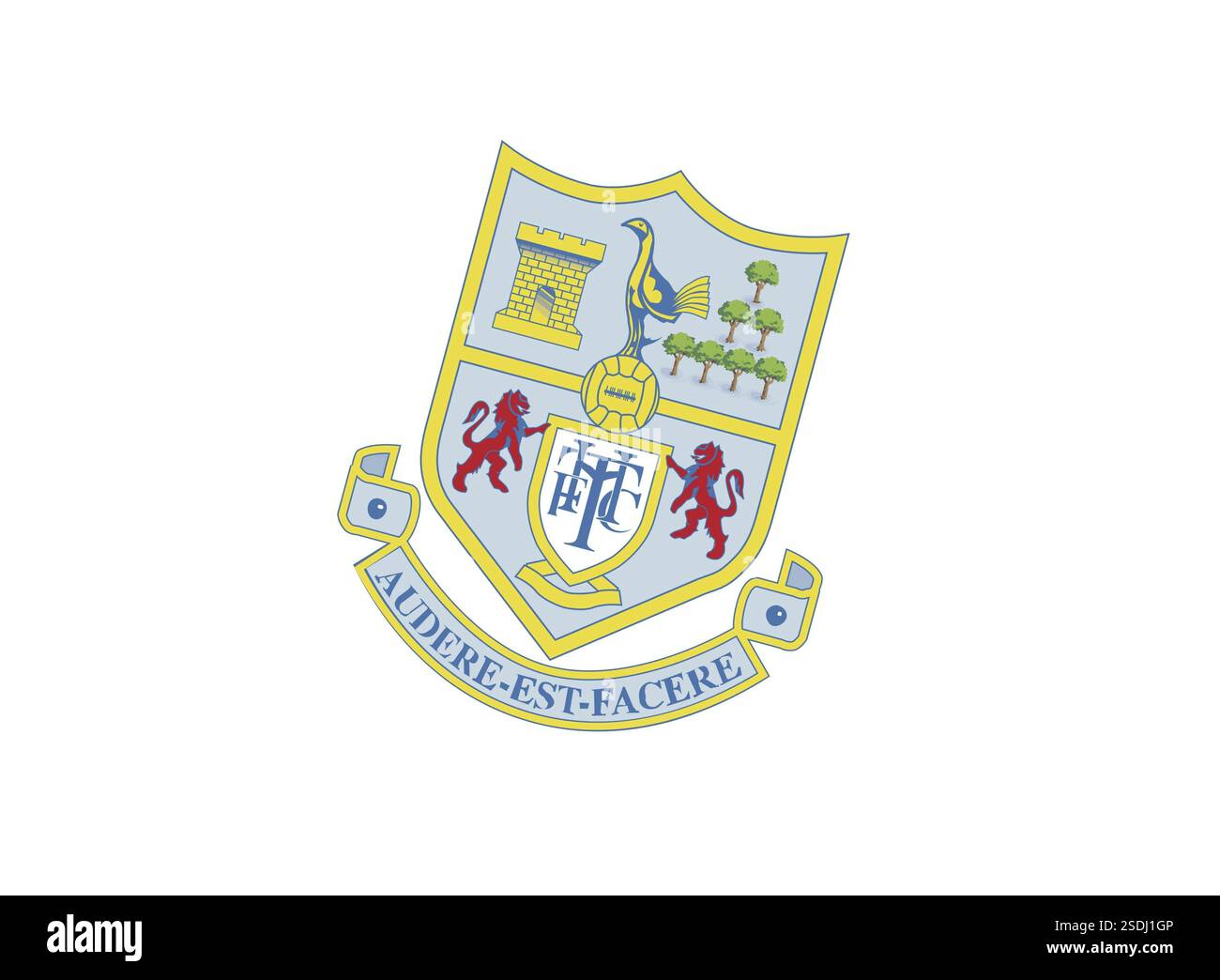 Rotated to right, Tottenham Hotspur Logo 1988, Soccer, Historic Logo ...
