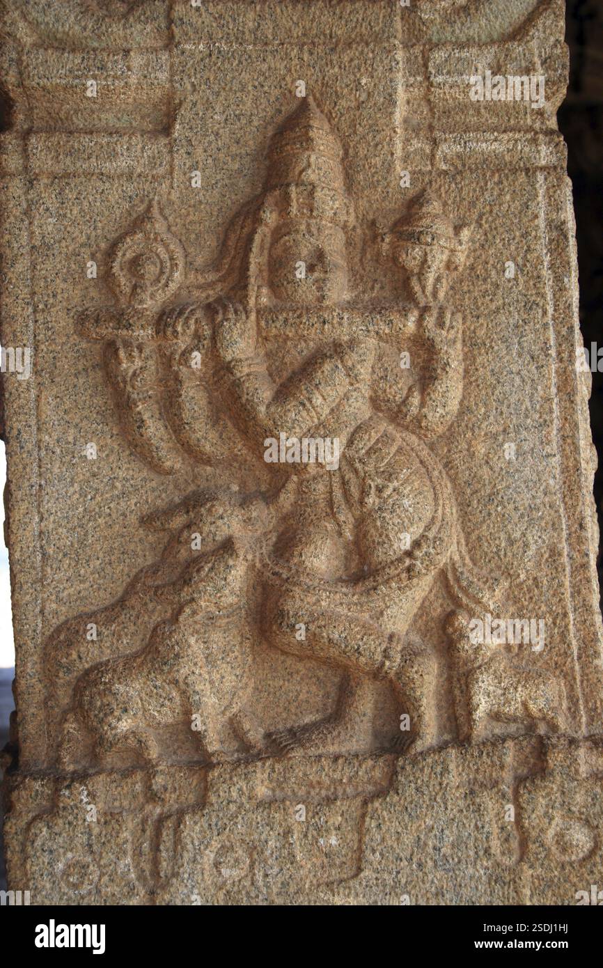 Sculpture, Vijaya Vittala temple complex, Hampi Vijayanagar ruins ...