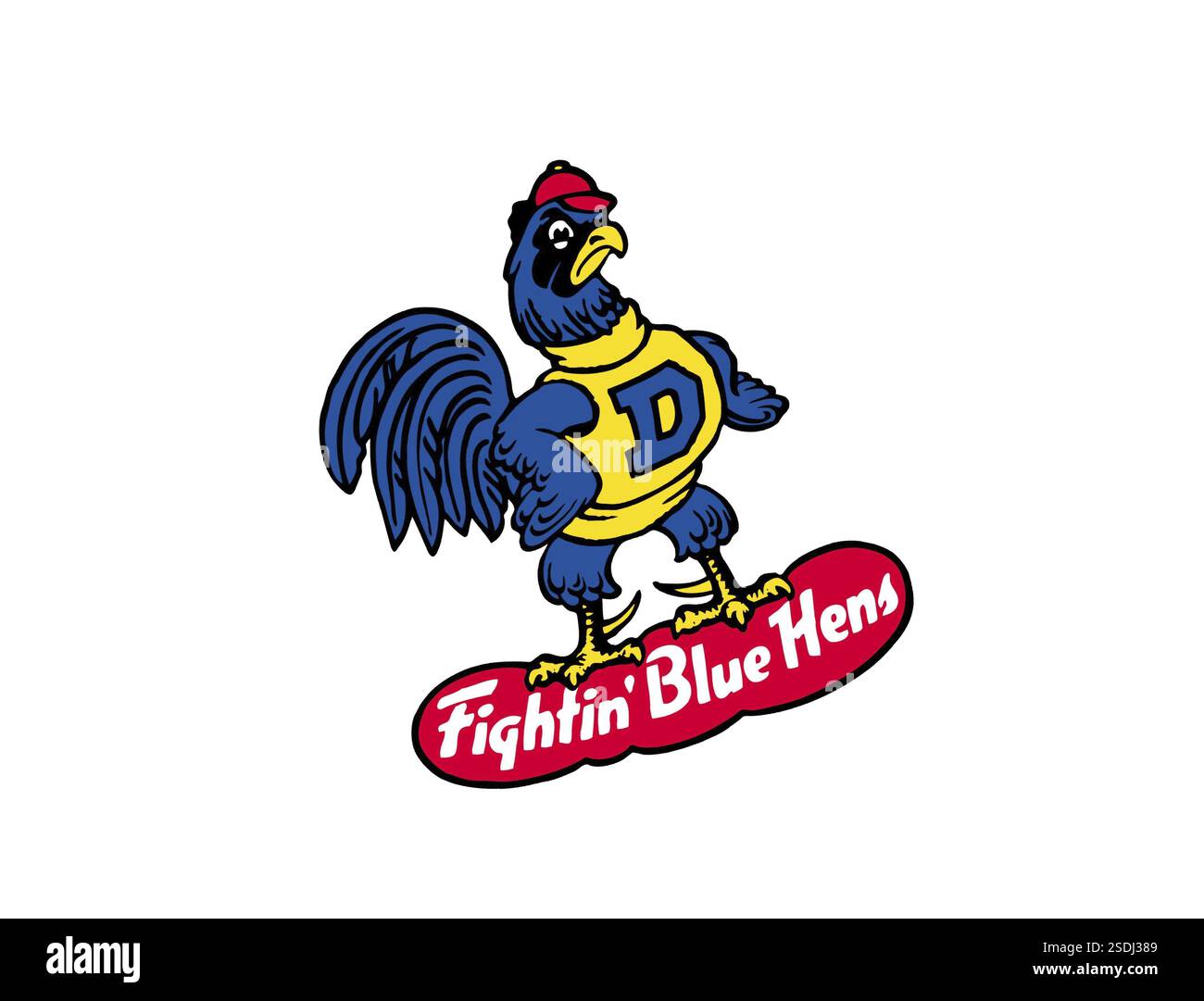 Rotated to left, Delaware Blue Hens Logo 1967, American colleges ncaa ...