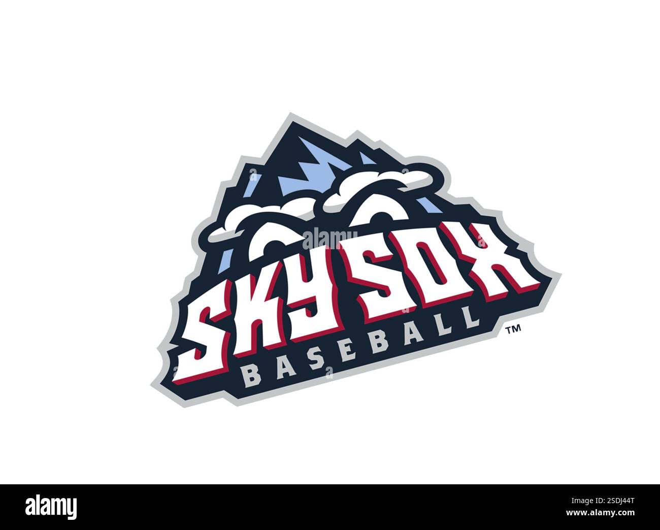 Rotated to left, Colorado Springs Sky Sox logo, Baseball, Logo Stock Photo - Alamy