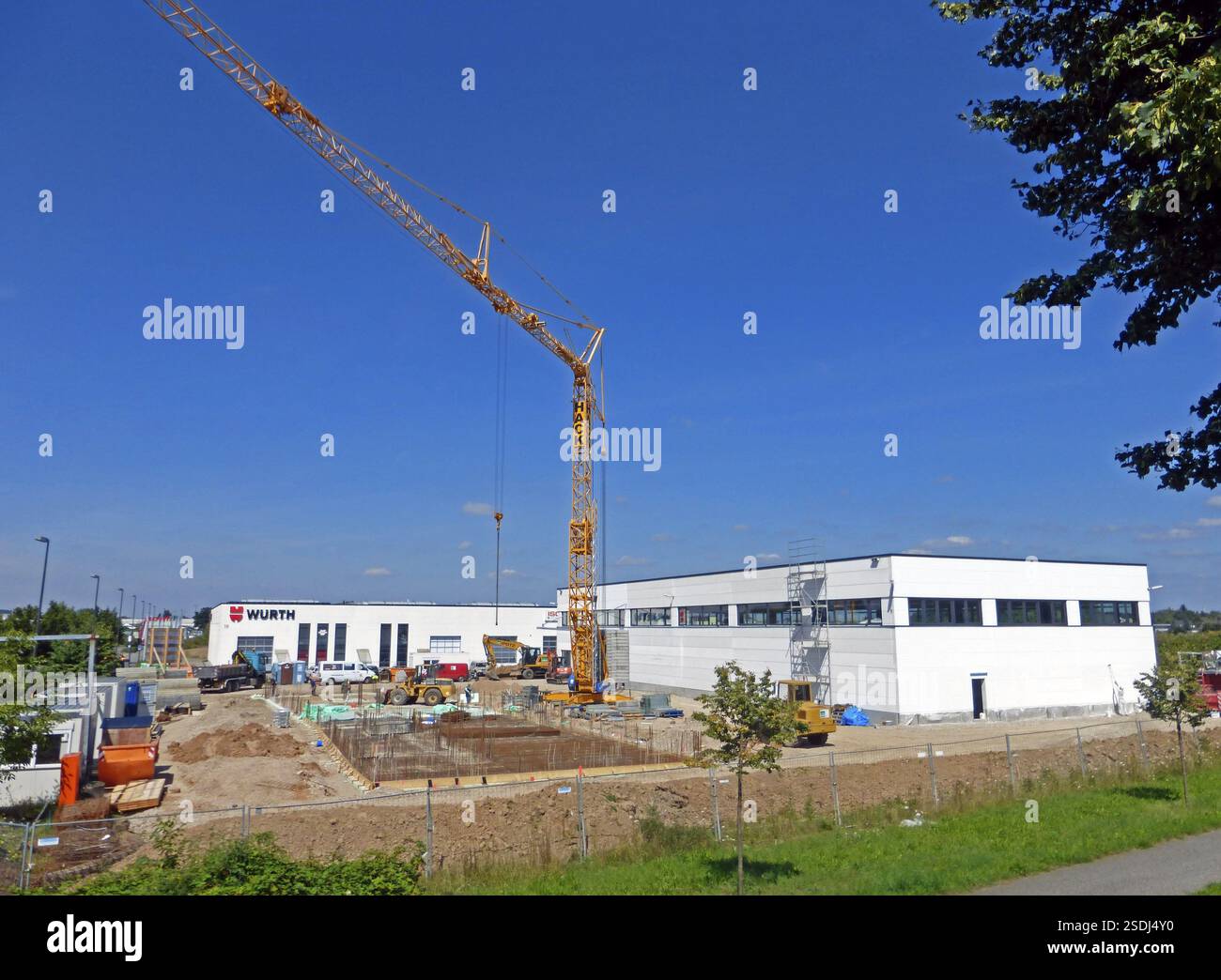 Construction site, commercial operation Stock Photo - Alamy