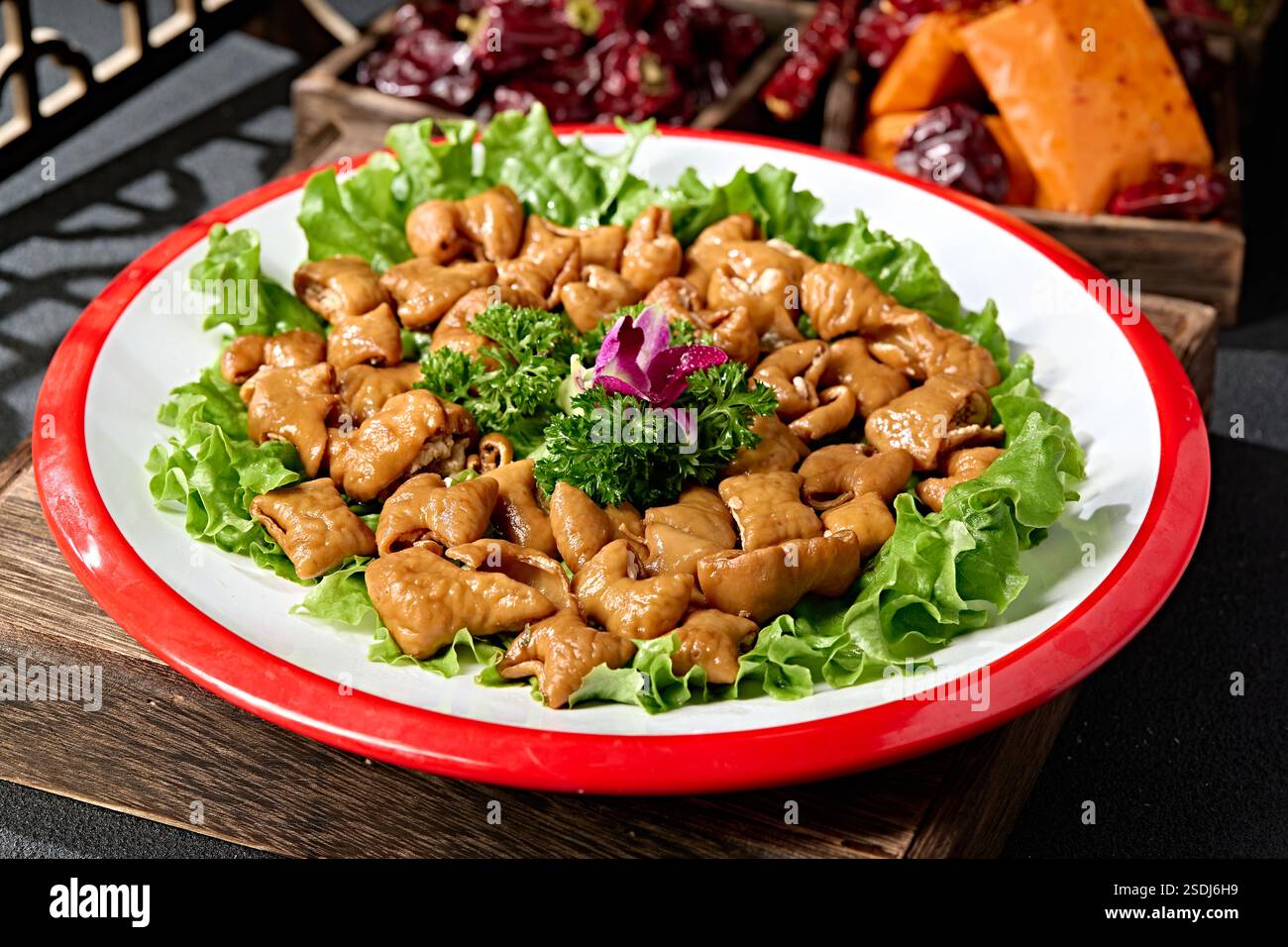 Sichuan and Chongqing hot pot ingredients marinated pig intestines ...