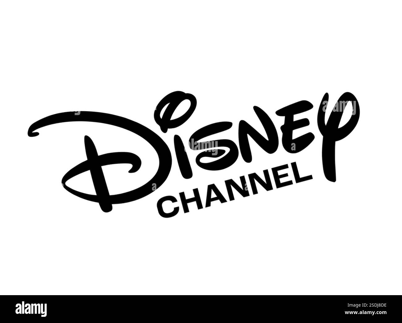 Rotated to left, Disney Channel Logo, Media & TV, Logo Stock Photo - Alamy
