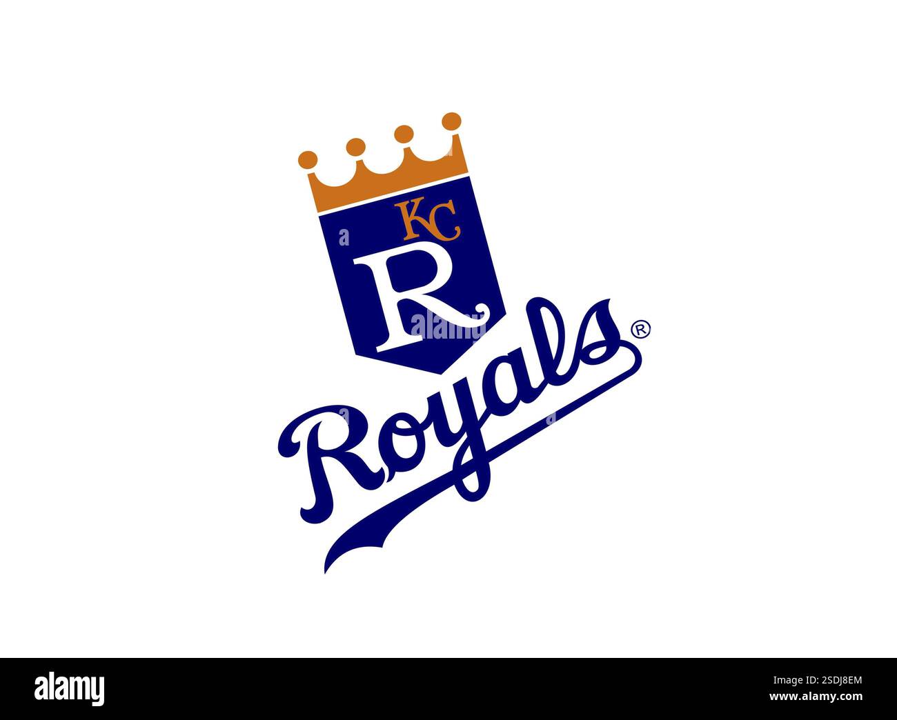 Rotated to left, Kansas City Royals Logo 1986, Baseball, Old Logo from ...
