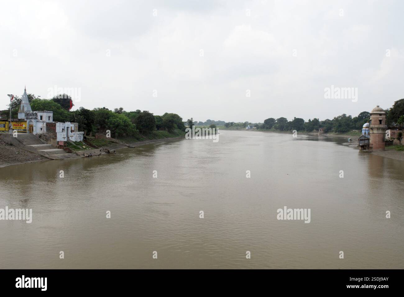 Gomati River At Jaunpur from Bridge built by Akbar, Uttar Pradesh ...