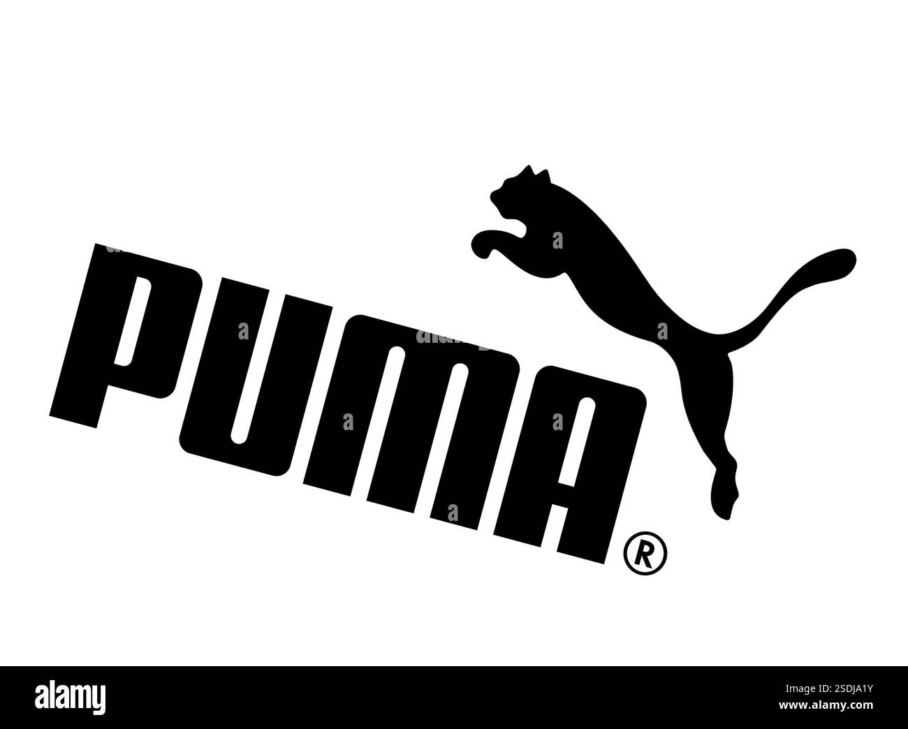 Rotated to right, Puma Sneaker Logo, Logo Stock Photo - Alamy