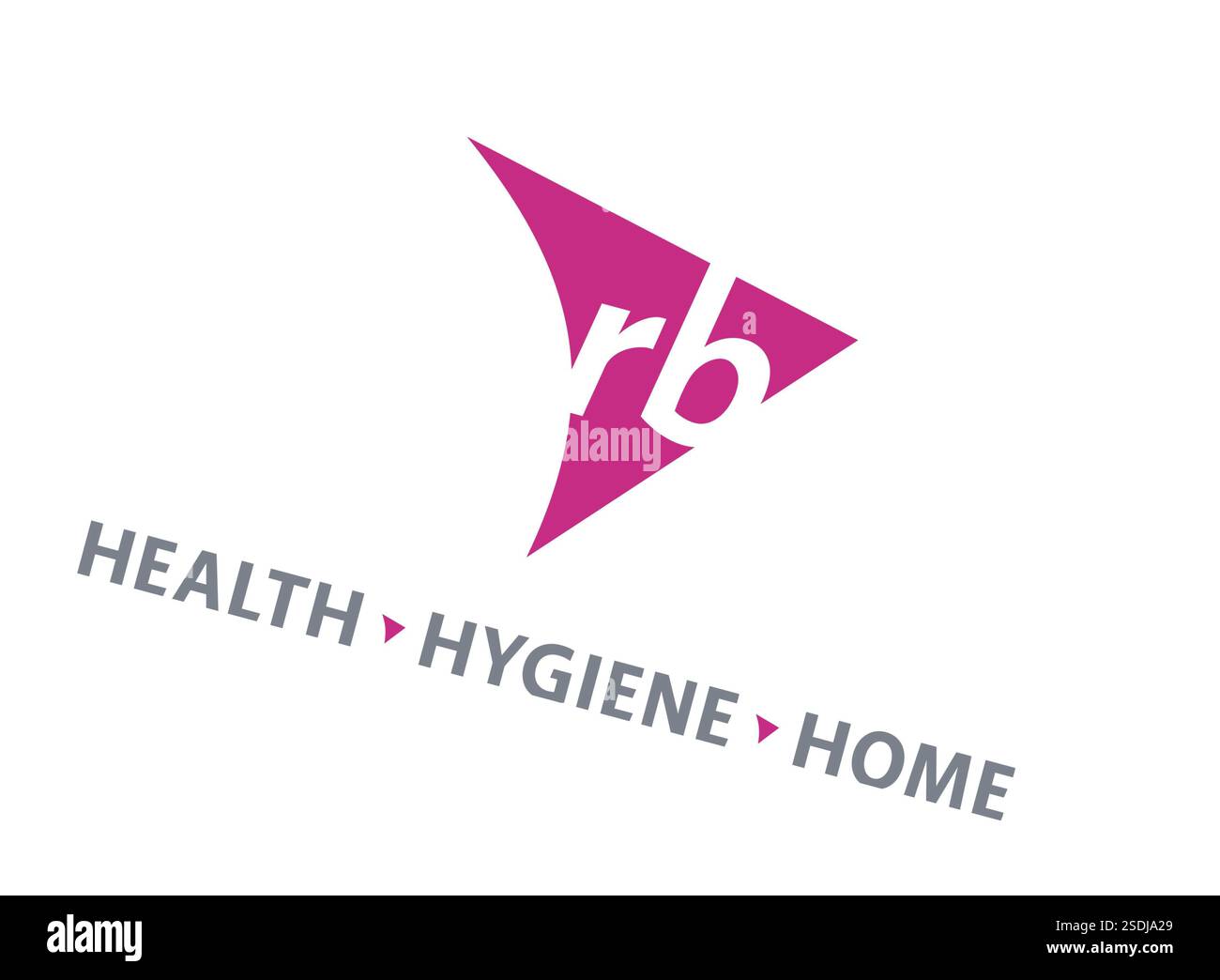 Rotated to right, Reckitt Benckiser Logo 2014, Industrial, Historic ...