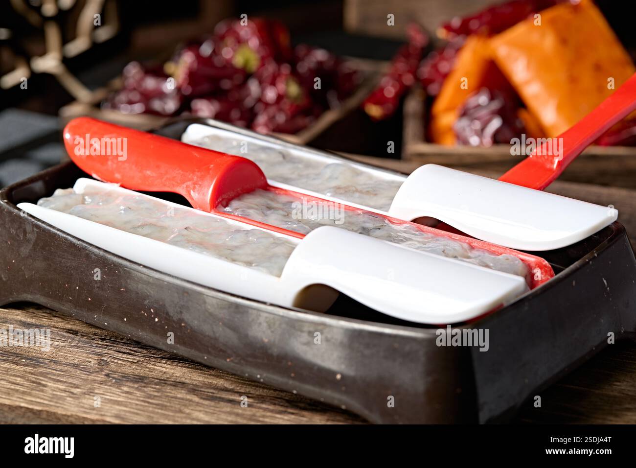 Hot pot ingredients: fresh shrimp paste, shrimp paste, shrimp mince ...