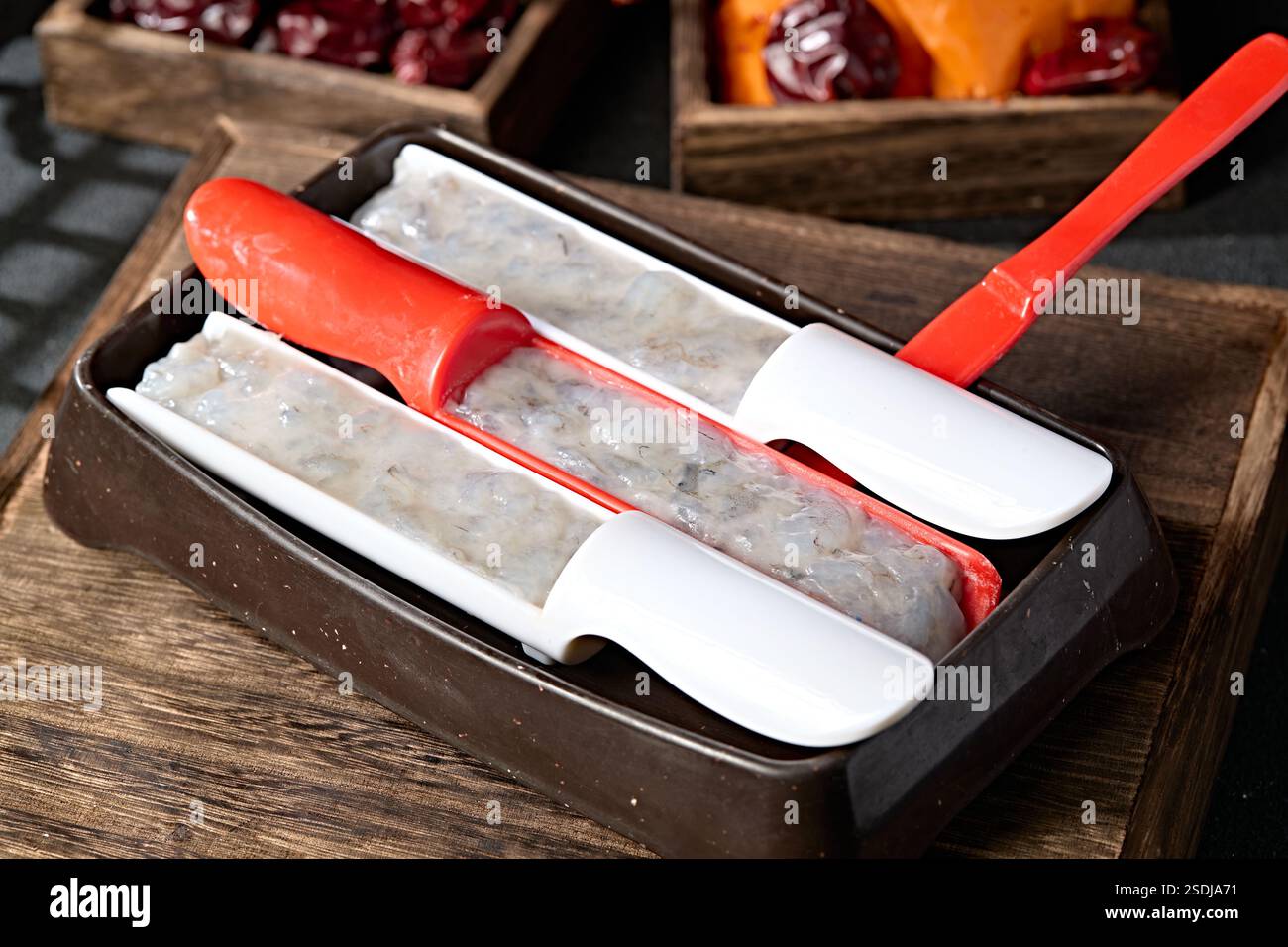 Hot pot ingredients: fresh shrimp paste, shrimp paste, shrimp mince ...