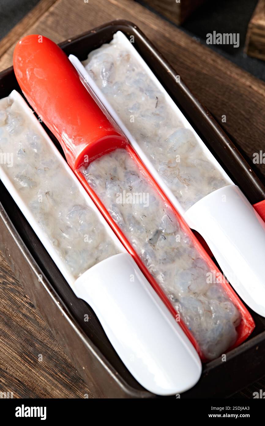 Hot pot ingredients: fresh shrimp paste, shrimp paste, shrimp mince ...