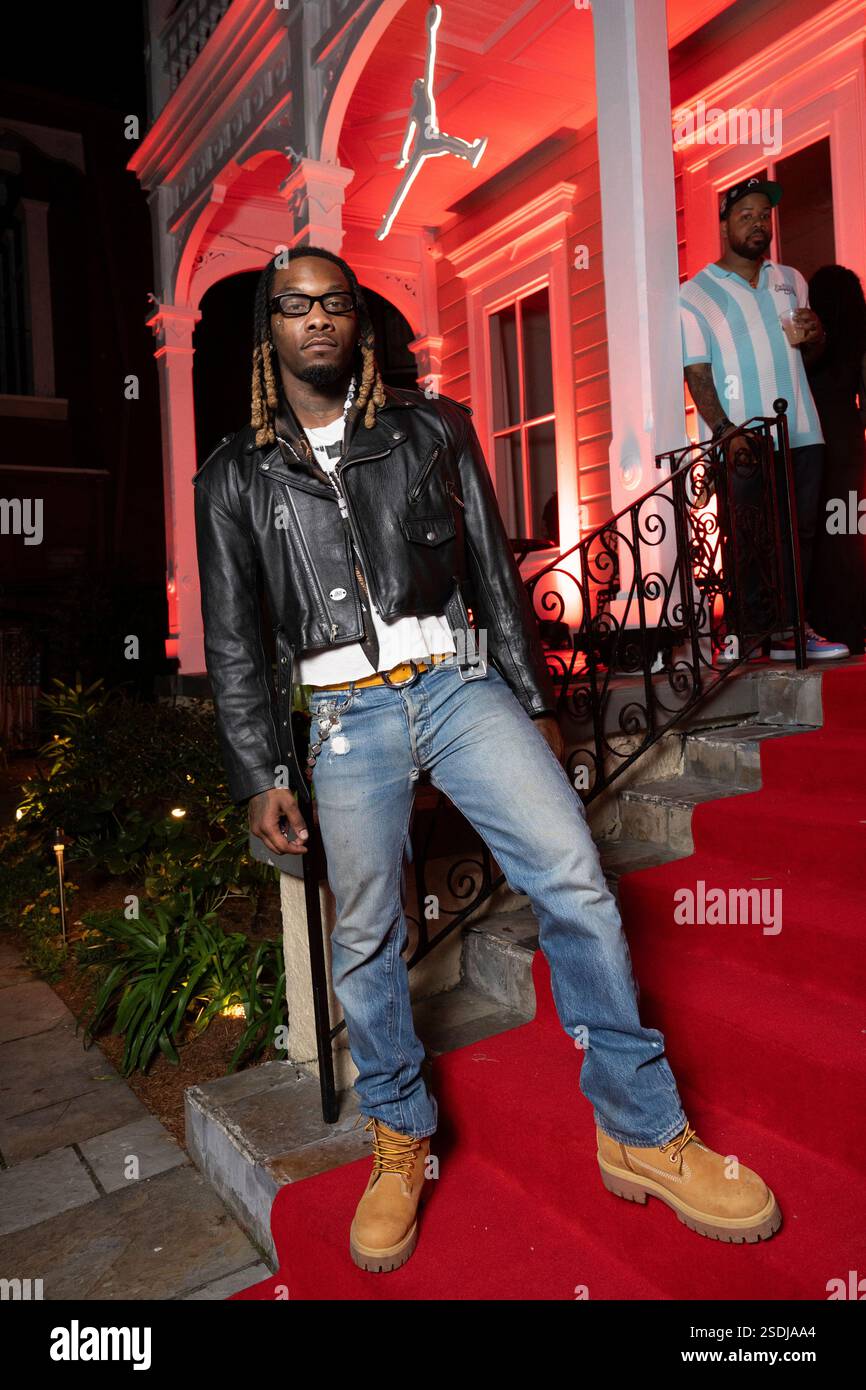 IMAGE DISTRIBUTED FOR JORDAN BRAND - Offset arrives at the Jordan Brand ...