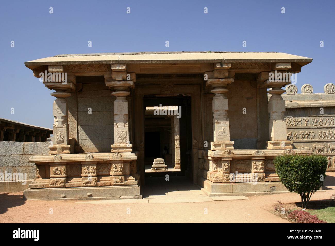 Hajara Rama temple, Hampi Vijayanagar ruins, Karnataka, India, Asia ...