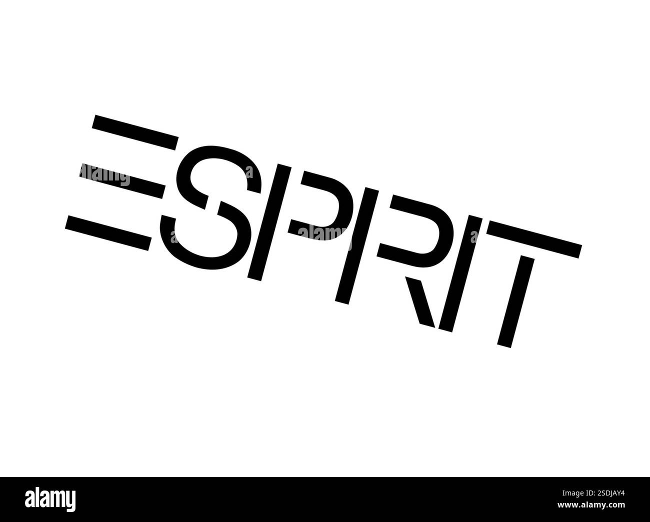 Rotated to right, Esprit logo, Fashion, Logo Stock Photo - Alamy