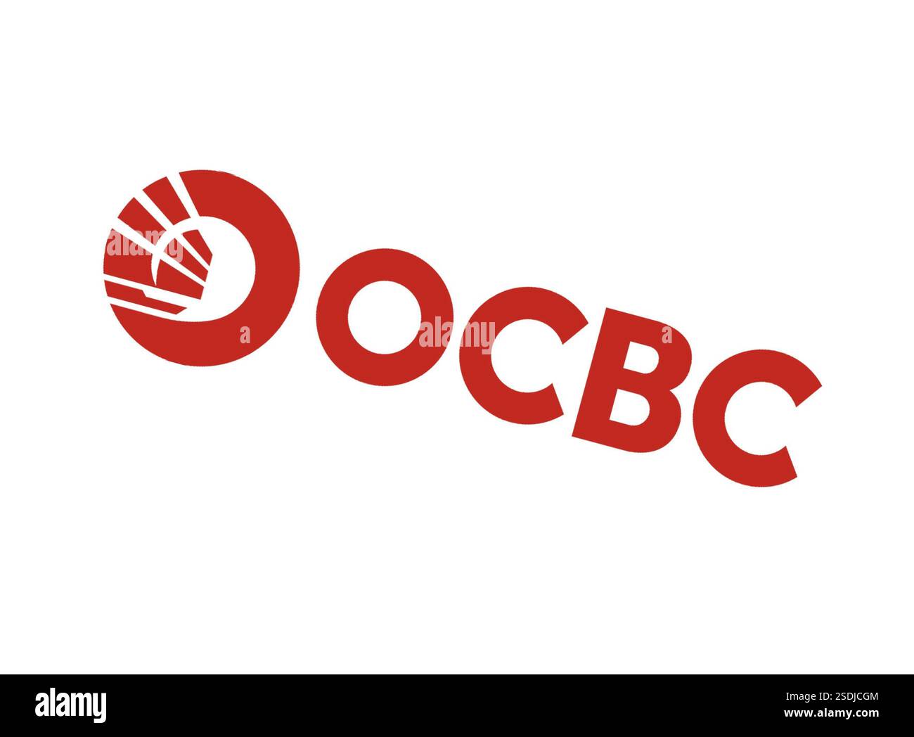 Rotated to right, OCBC Bank Logo, Finance, Logo Stock Photo - Alamy