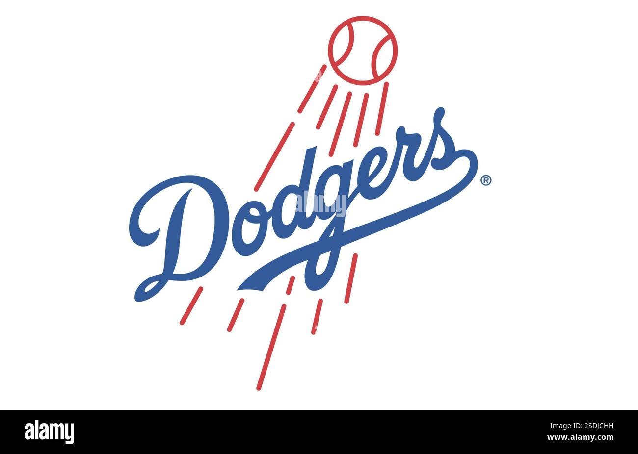 Los Angeles Dodgers logo, Baseball, Logo Stock Photo - Alamy