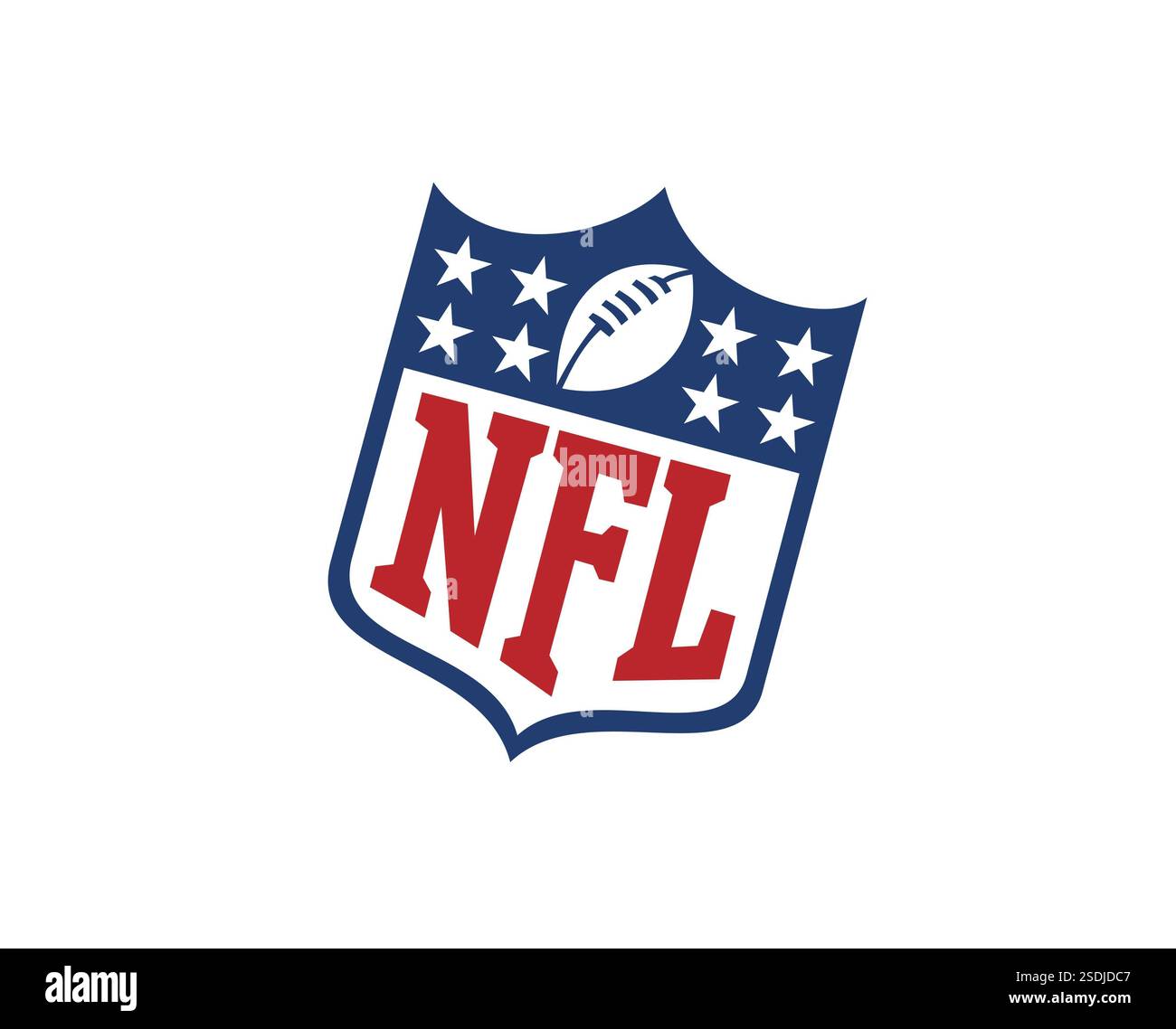Rotated to right, NFL logo, Sports leagues, Logo Stock Photo - Alamy