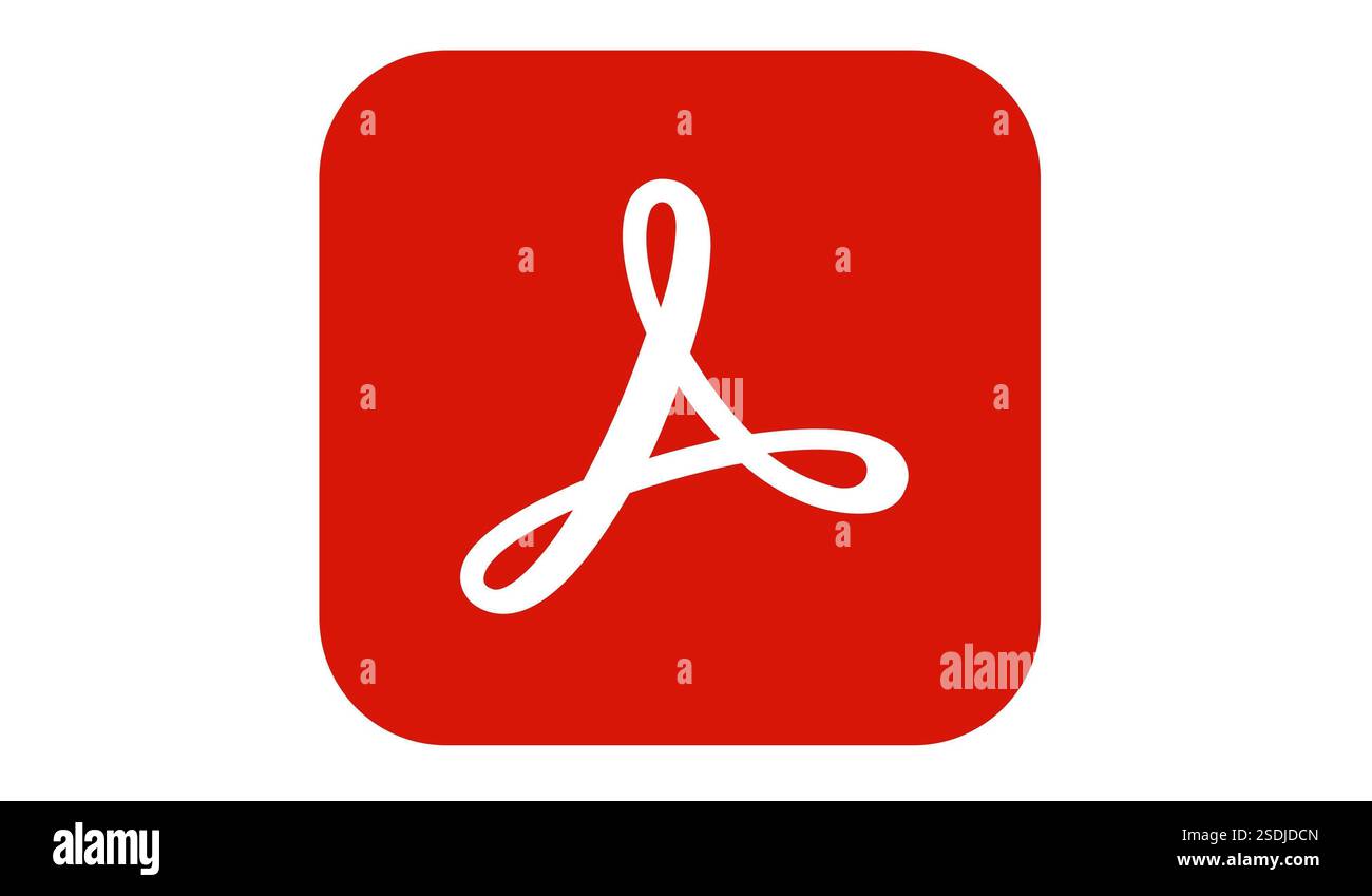 Logo Adobe Acrobat, Logo Stock Photo - Alamy
