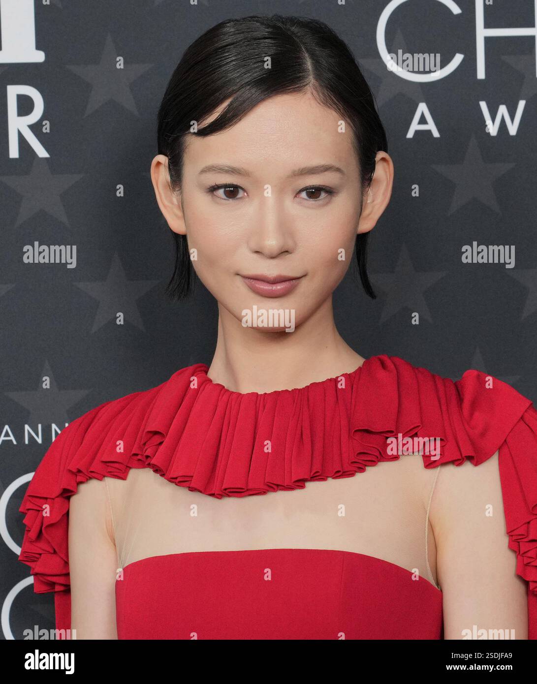 Moeka Hoshi arrives at the 30th Annual Critics Choice Awards held at ...