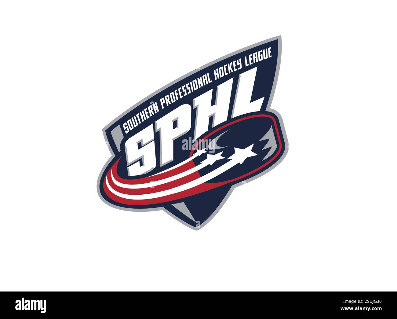 Nach links gedreht, Logo der Southern Pro Hockey League, Sportligen ...