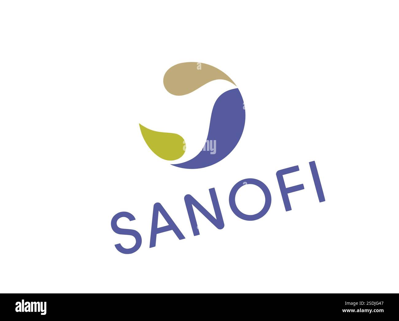 Nach links gedreht, Sanofi Medical Logos, Logo Stock Photo - Alamy