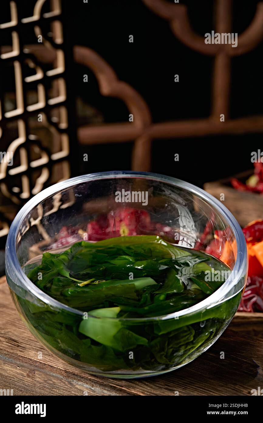 Delicious salt water kelp seedlings Stock Photo - Alamy