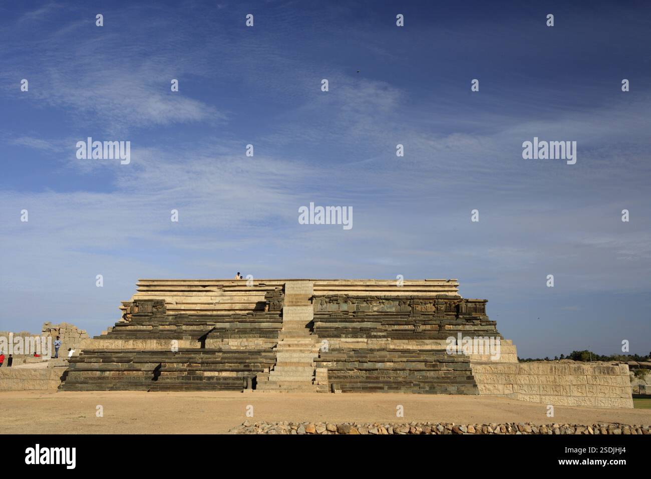 Great Platform, Mahanavami Dibba, Hampi, Vijayanagara, Deccan Plateau ...
