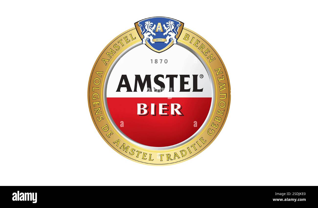 Logo Amstel, Logo Stock Photo - Alamy