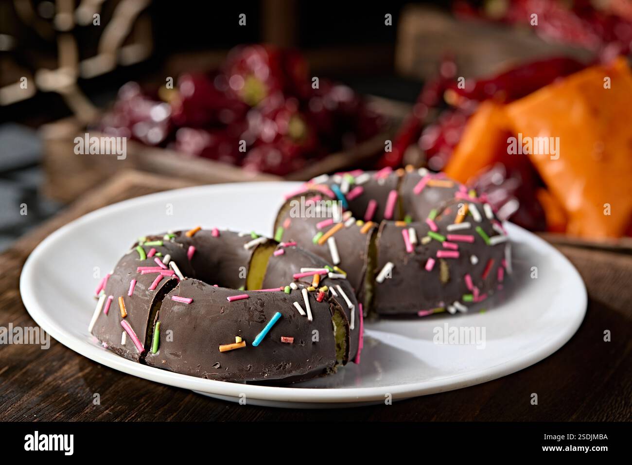 American dessert snack donut Stock Photo - Alamy