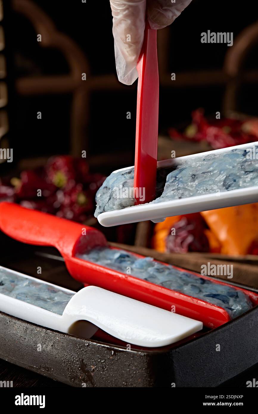 Hot pot ingredients Black tiger shrimp Black tiger shrimp paste Stock ...