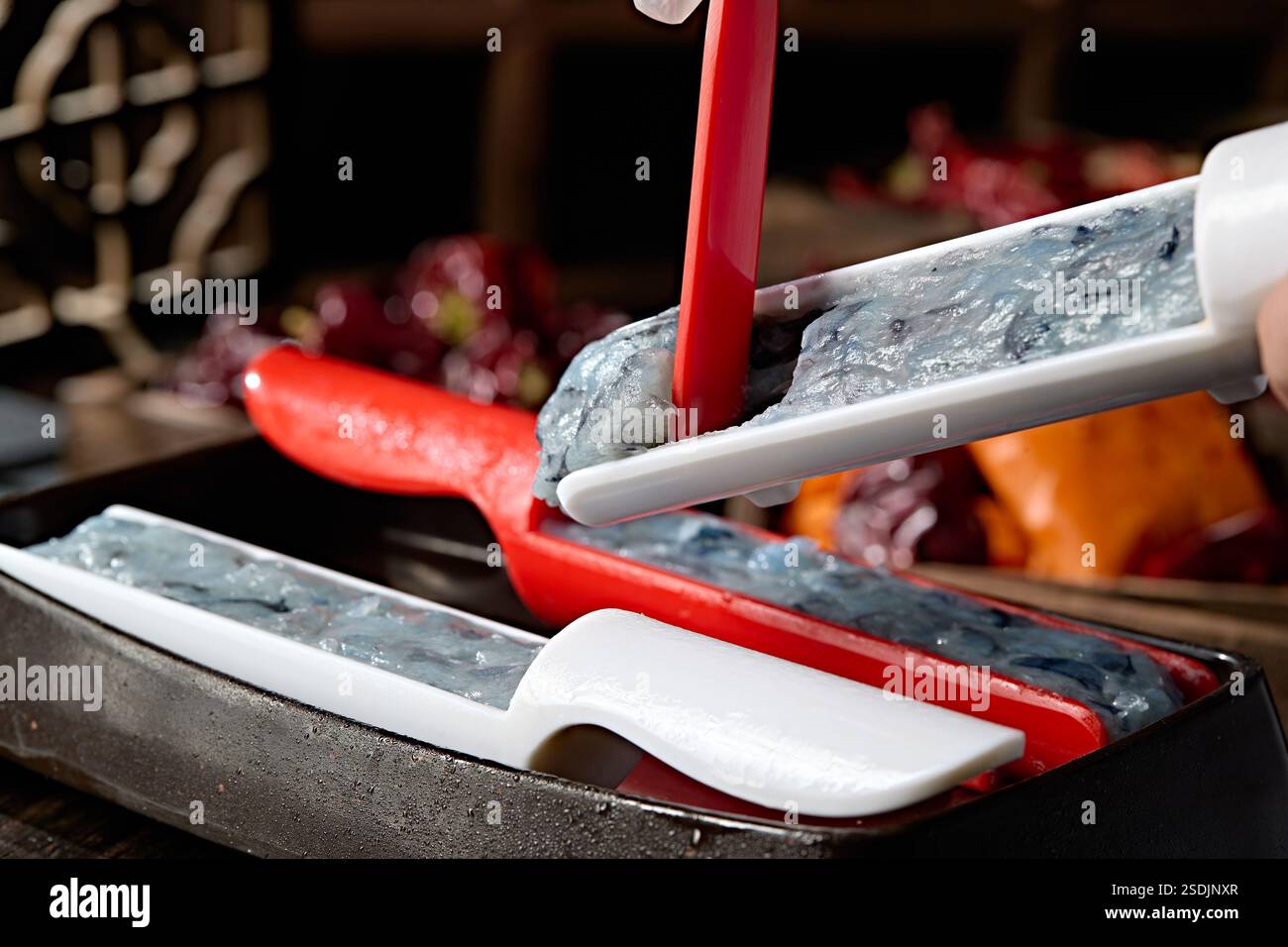 Hot pot ingredients Black tiger shrimp Black tiger shrimp paste Stock ...