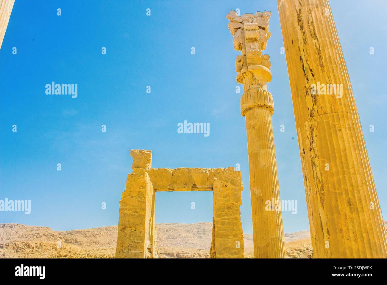 Persepolis, an ancient capital of the kings of the Achaemenian dynasty ...