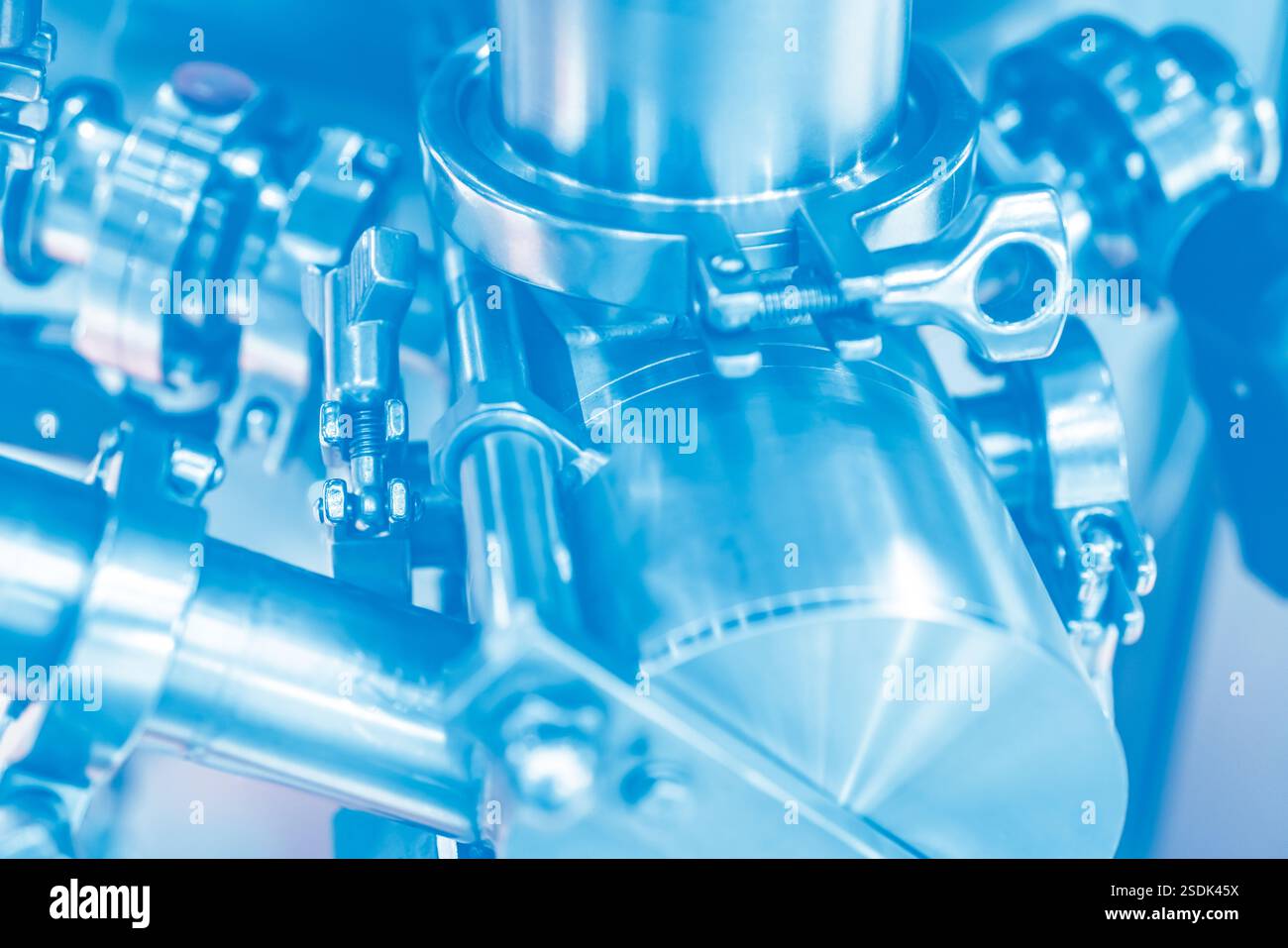 Stainless steel valves and safety lock mechanisms in modern food ...