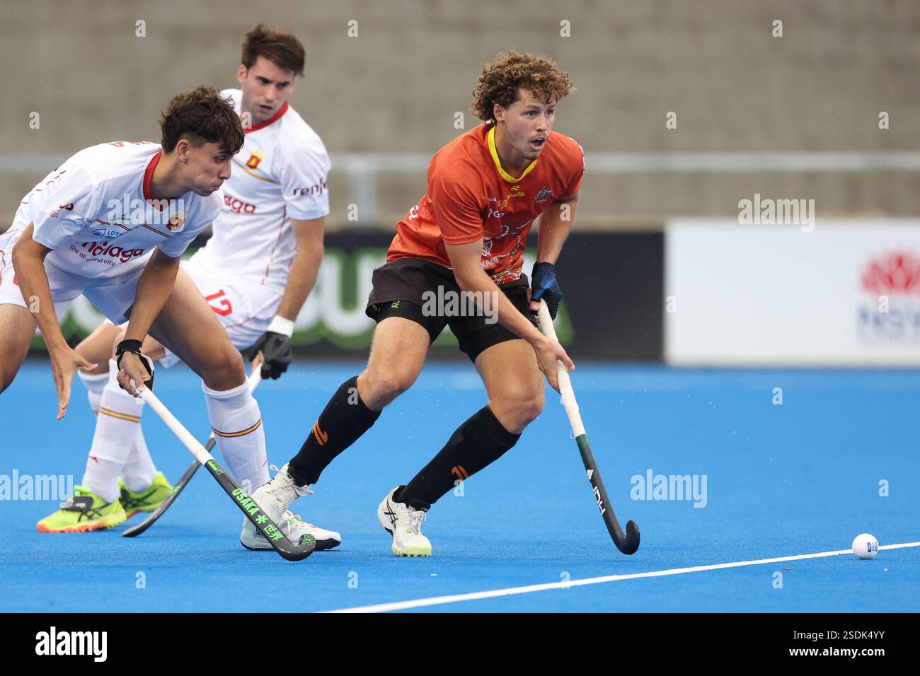 Sydney, Australia. 08th Feb, 2025. Benjamin White of Australia controls ...