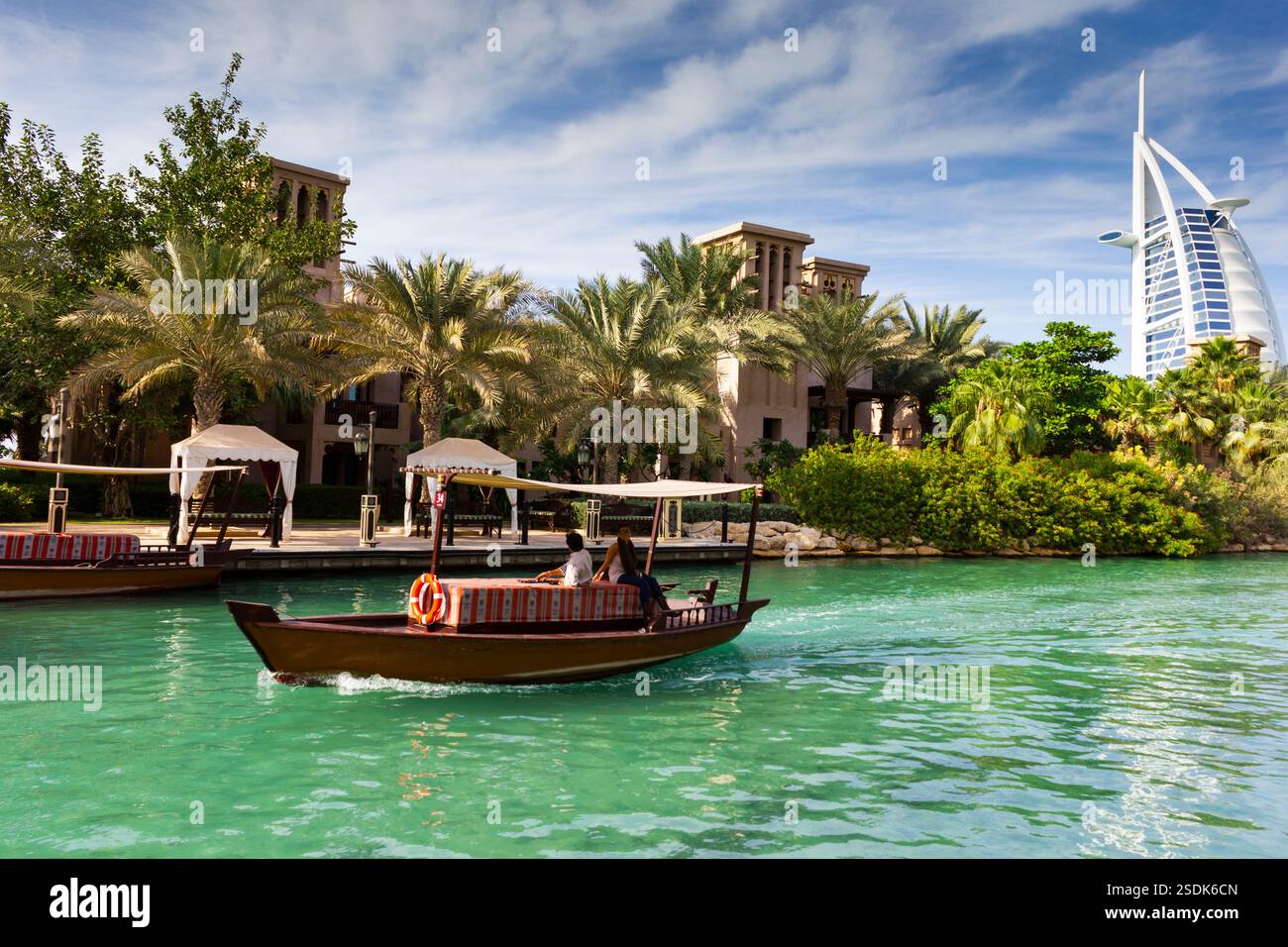 DUBAI, UAE - NOVEMBER 15: View of the hotel Burj Al Arab from Souk ...