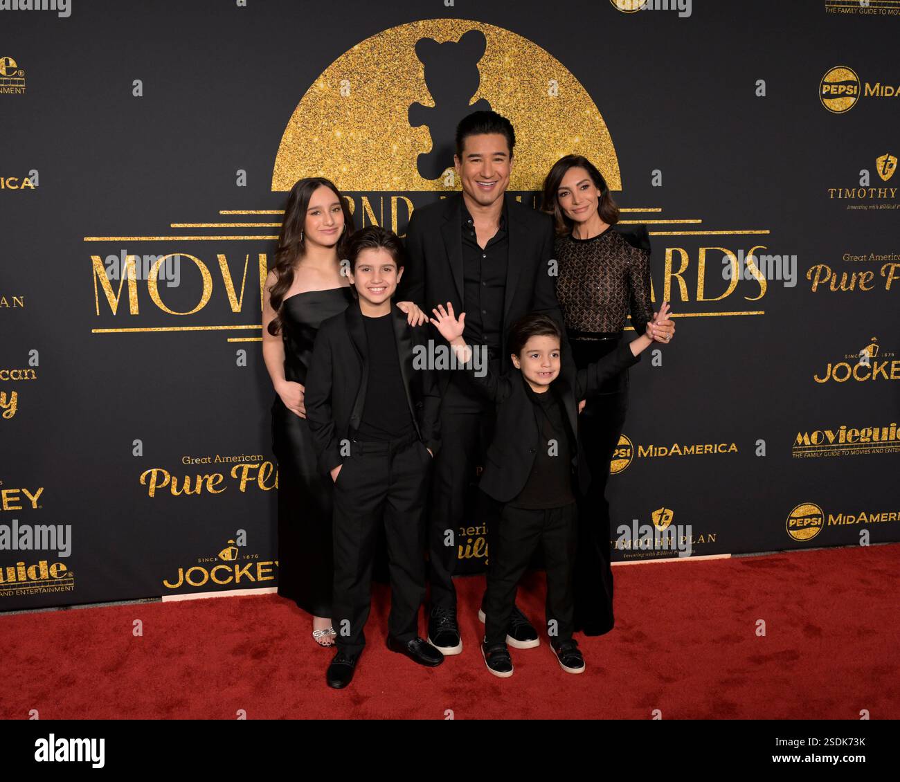 February 7, 2025, Hollywood, California, USA: (L-R) Gia Lopez, Dominic ...