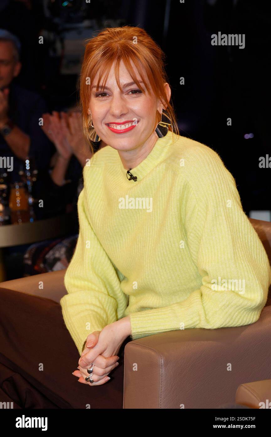 Eva Schulz bei der Aufzeichnung der NDR Talk Show im NDR Fernsehstudio ...