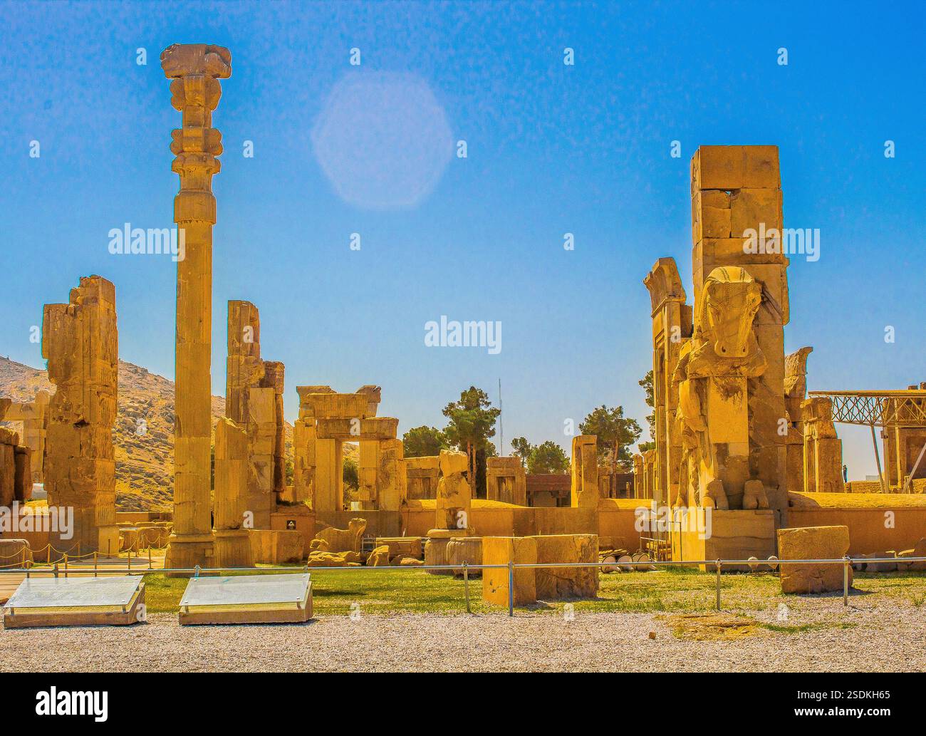 Persepolis, an ancient capital of the kings of the Achaemenian dynasty ...