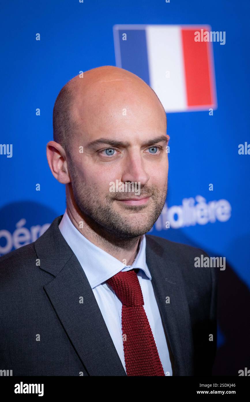 Nice, Italy. 07th Feb, 2025. Jean-Noël Barrot, French Foreign Affairs ...