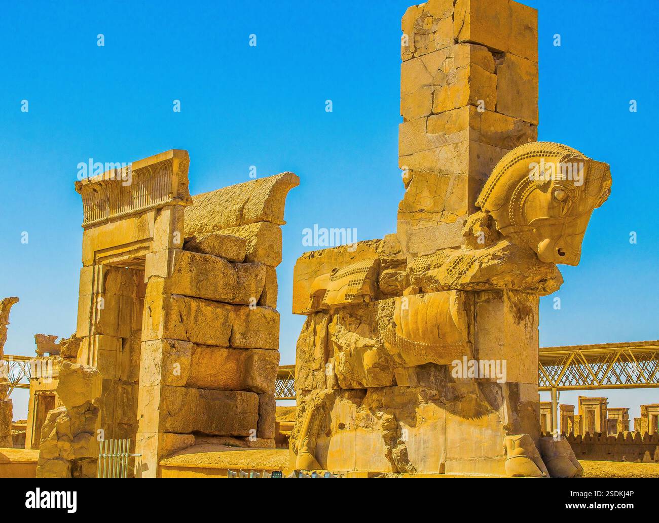 Persepolis, an ancient capital of the kings of the Achaemenian dynasty ...
