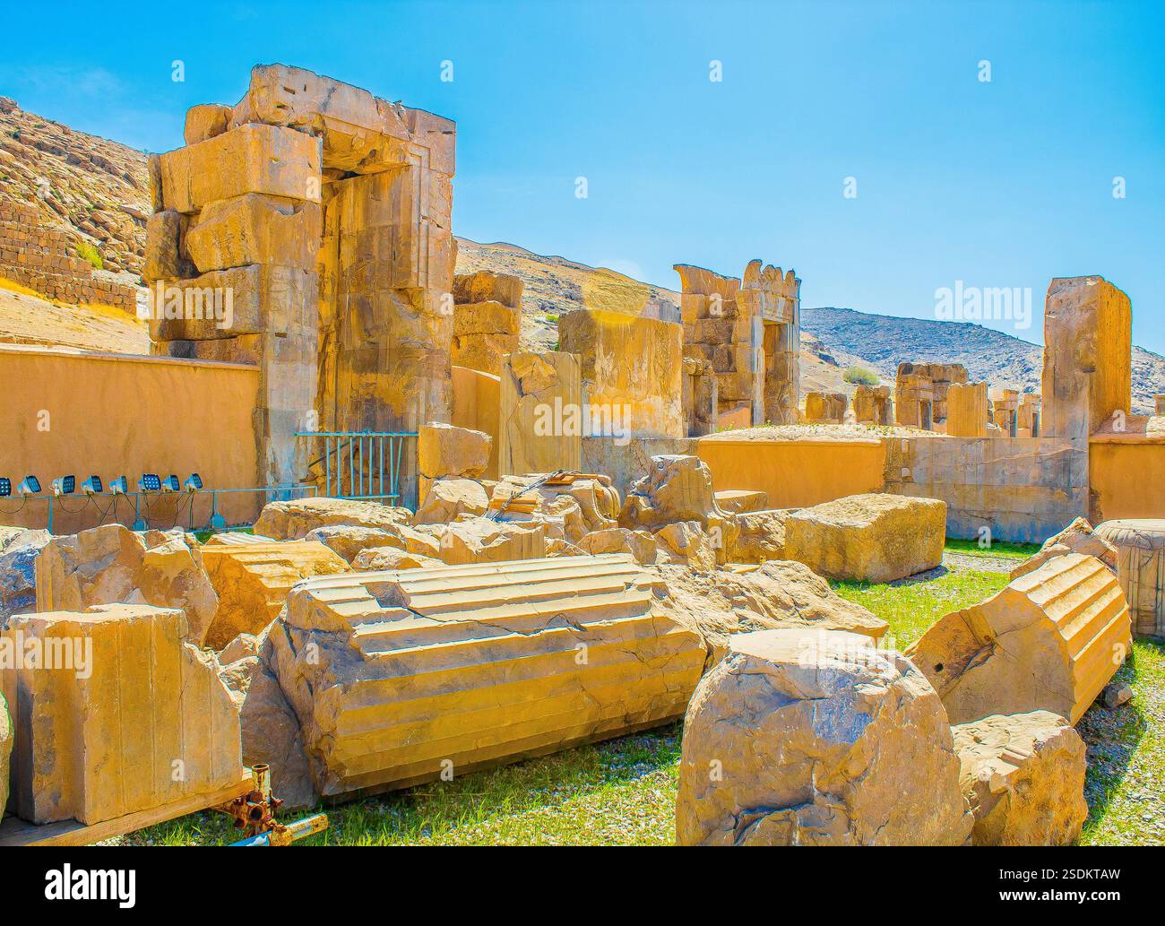 Persepolis, an ancient capital of the kings of the Achaemenian dynasty ...