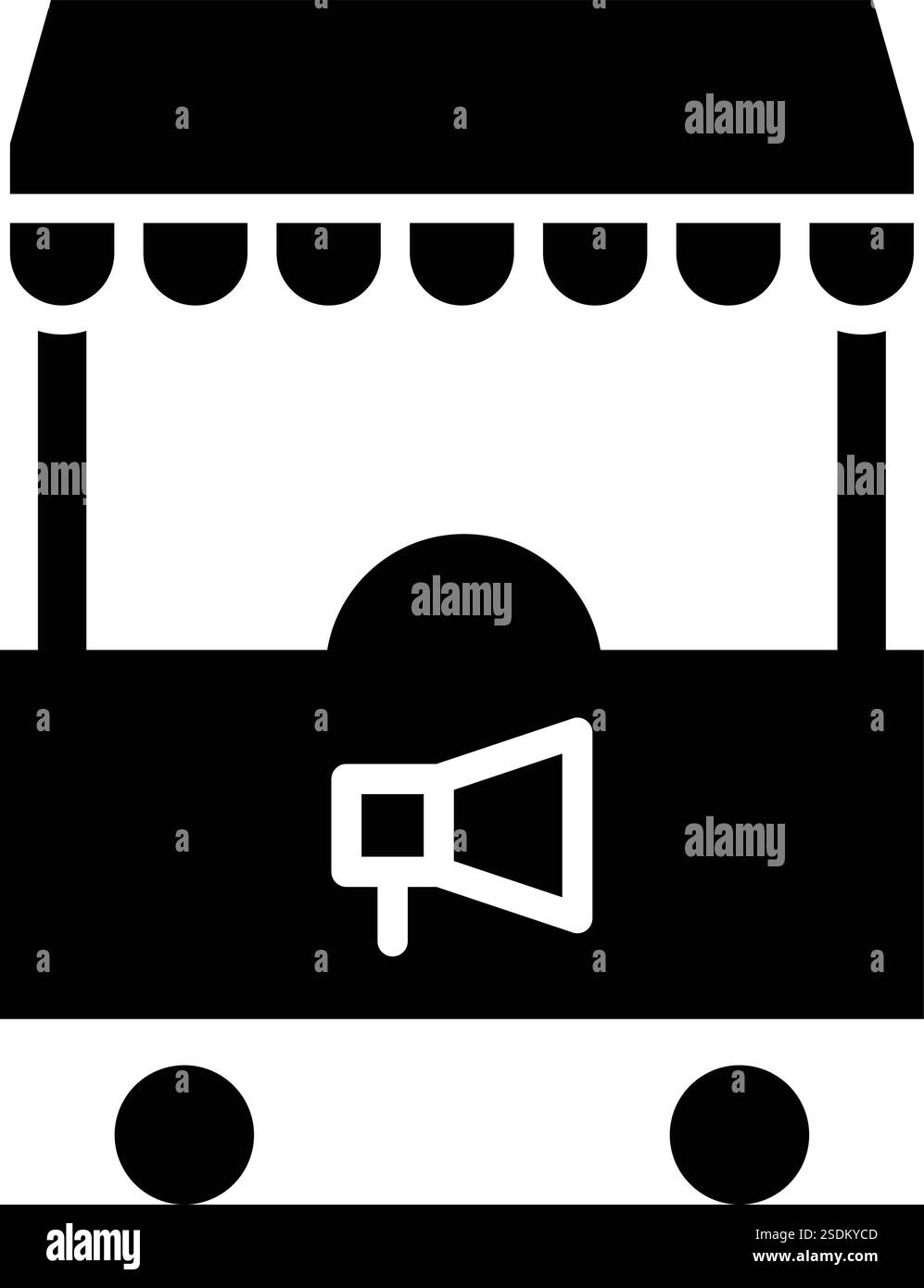 Booth Vector Icon Design Illustration Stock Vector Image & Art - Alamy