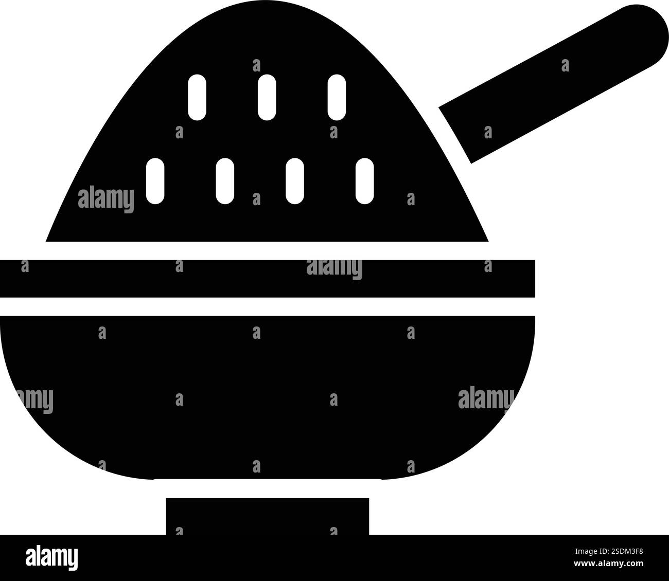 Condiment icon flat illustration Black and White Stock Photos & Images ...