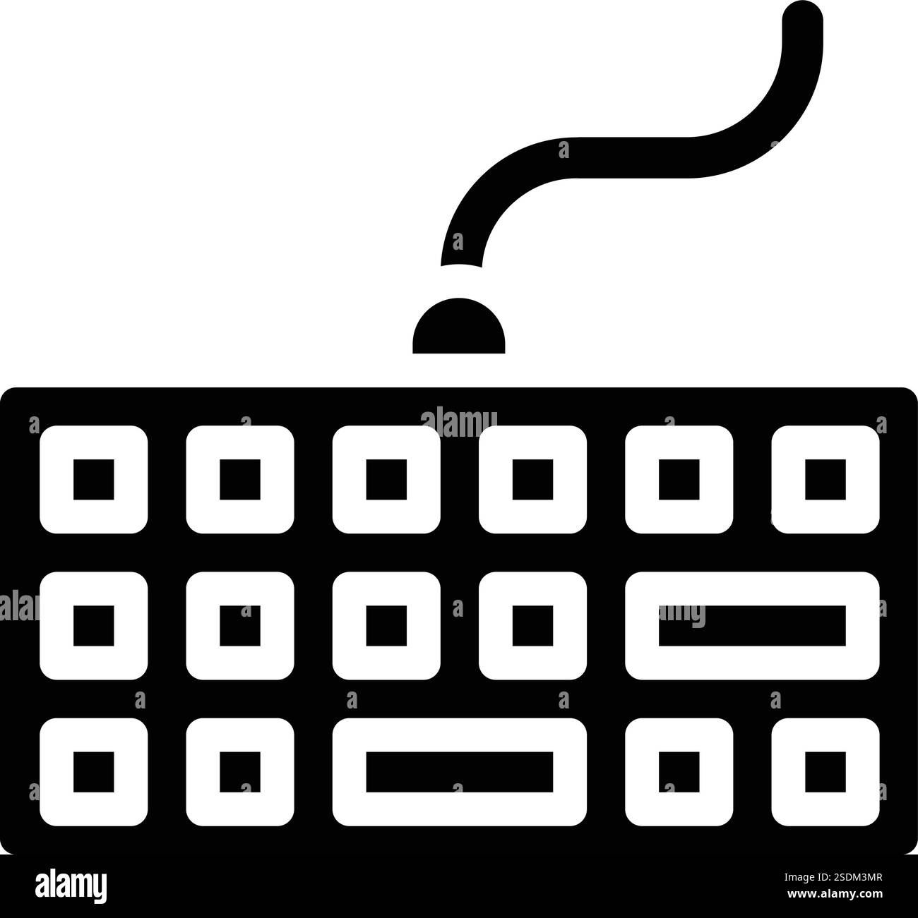 Keyboard icons set outline Cut Out Stock Images & Pictures - Alamy