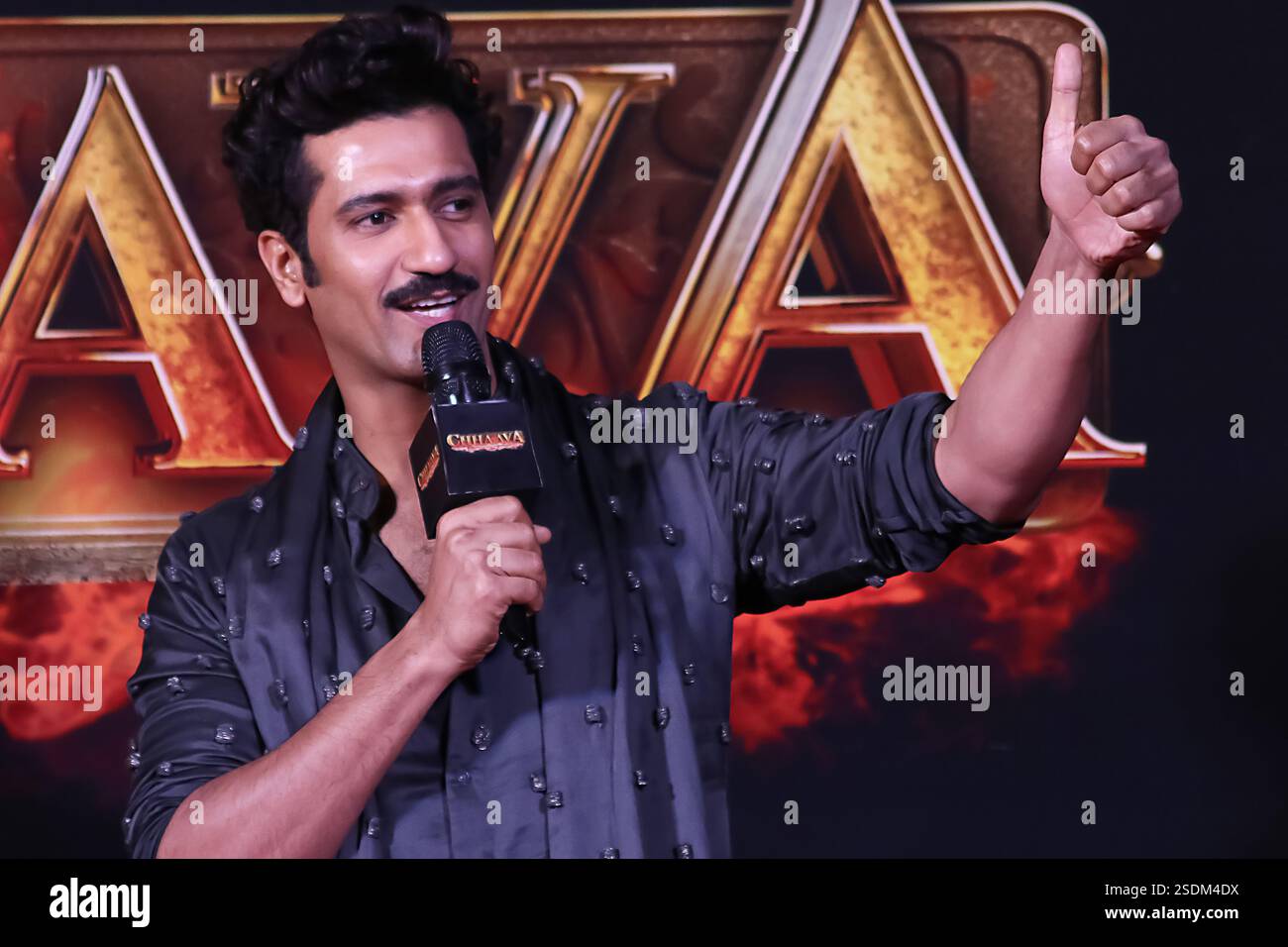 Kolkata, India. 07th Feb, 2025. Bollywood actor Vicky Kaushal promotes ...