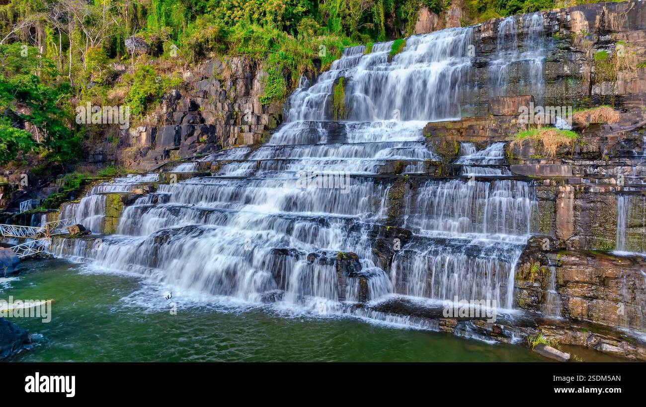 Pongour waterfall in nature national hi-res stock photography and ...