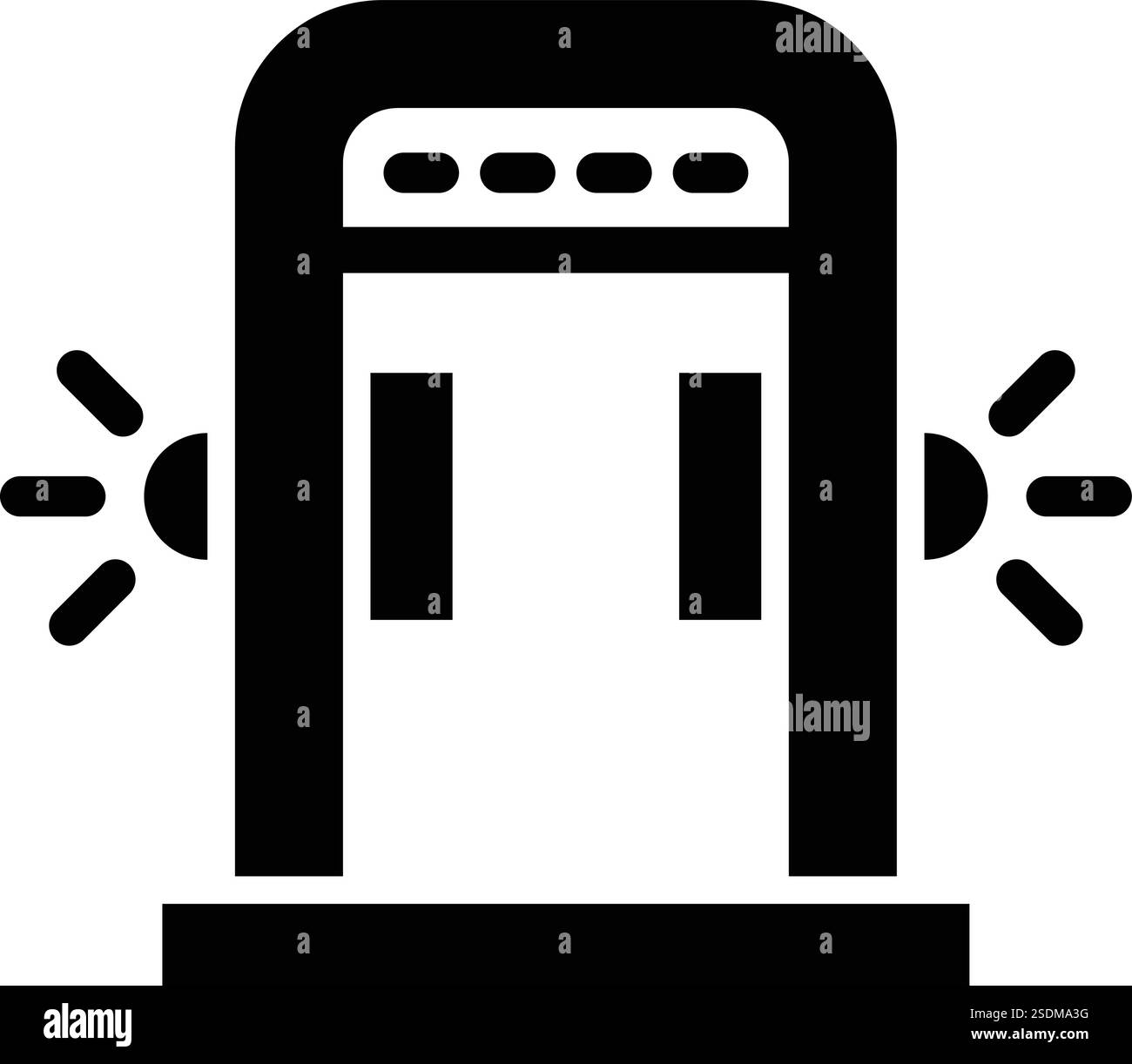 Scanner icon pack vector Black and White Stock Photos & Images - Alamy