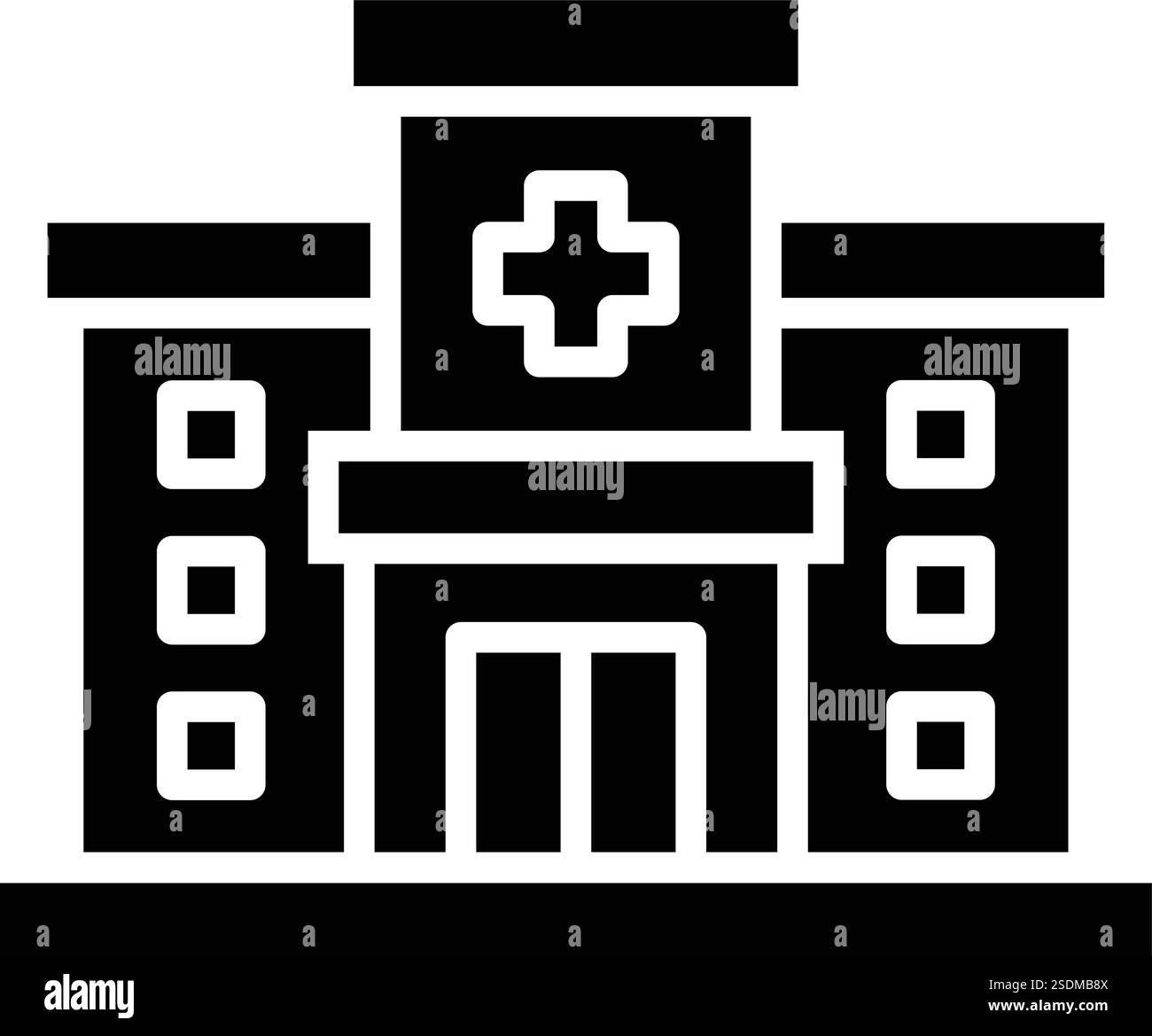Hospital icons vector vectors Black and White Stock Photos & Images - Alamy