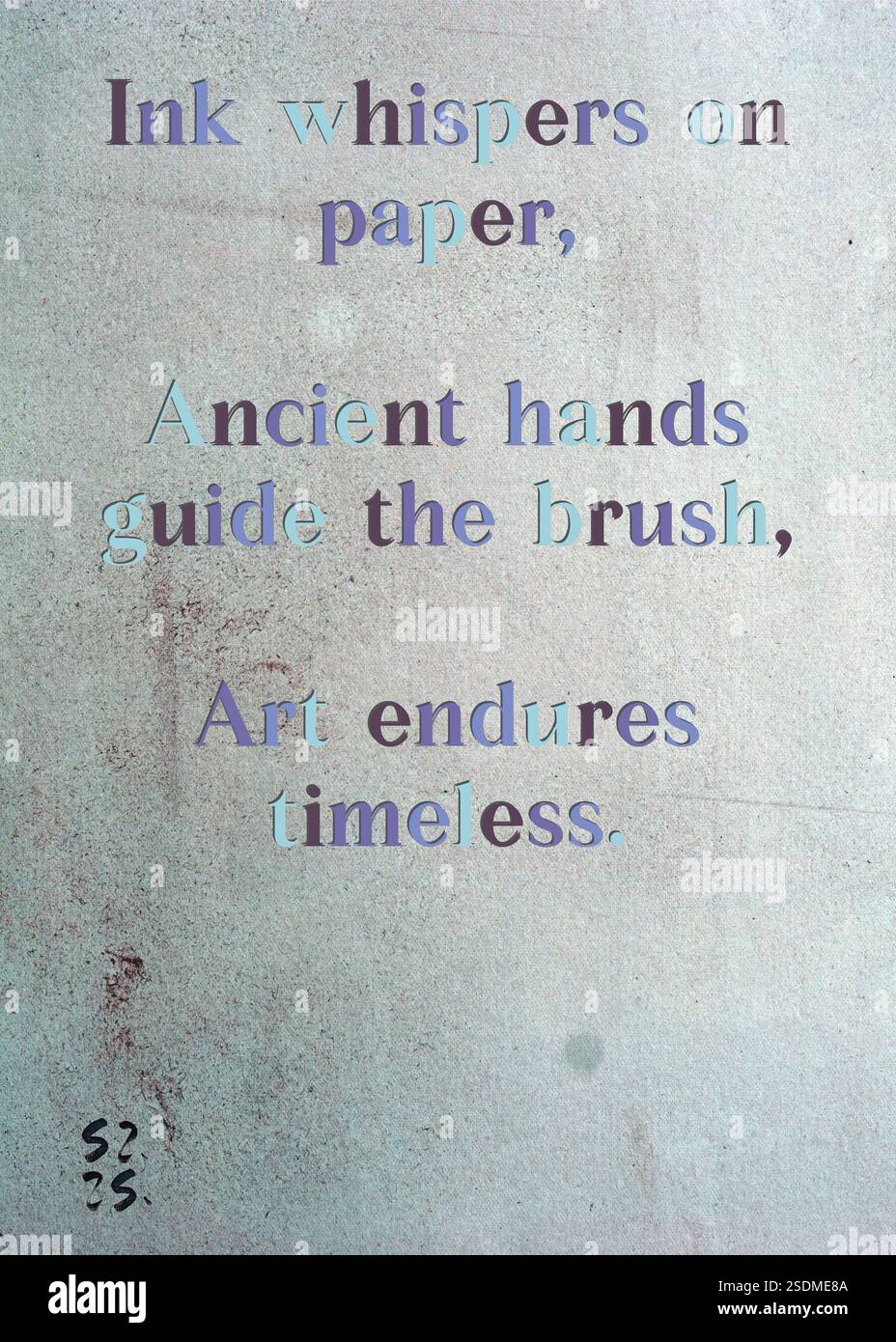Ink whispers on paper, Ancient hands guide the brush, Art endures ...